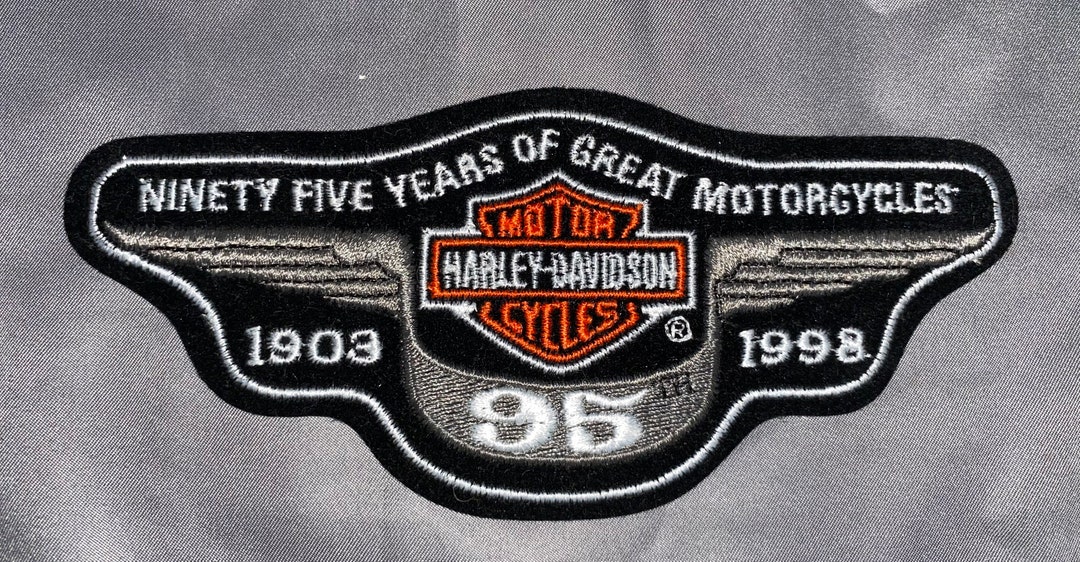 Harley Davidson Motorcycles 95th Anniversary Patch - Etsy