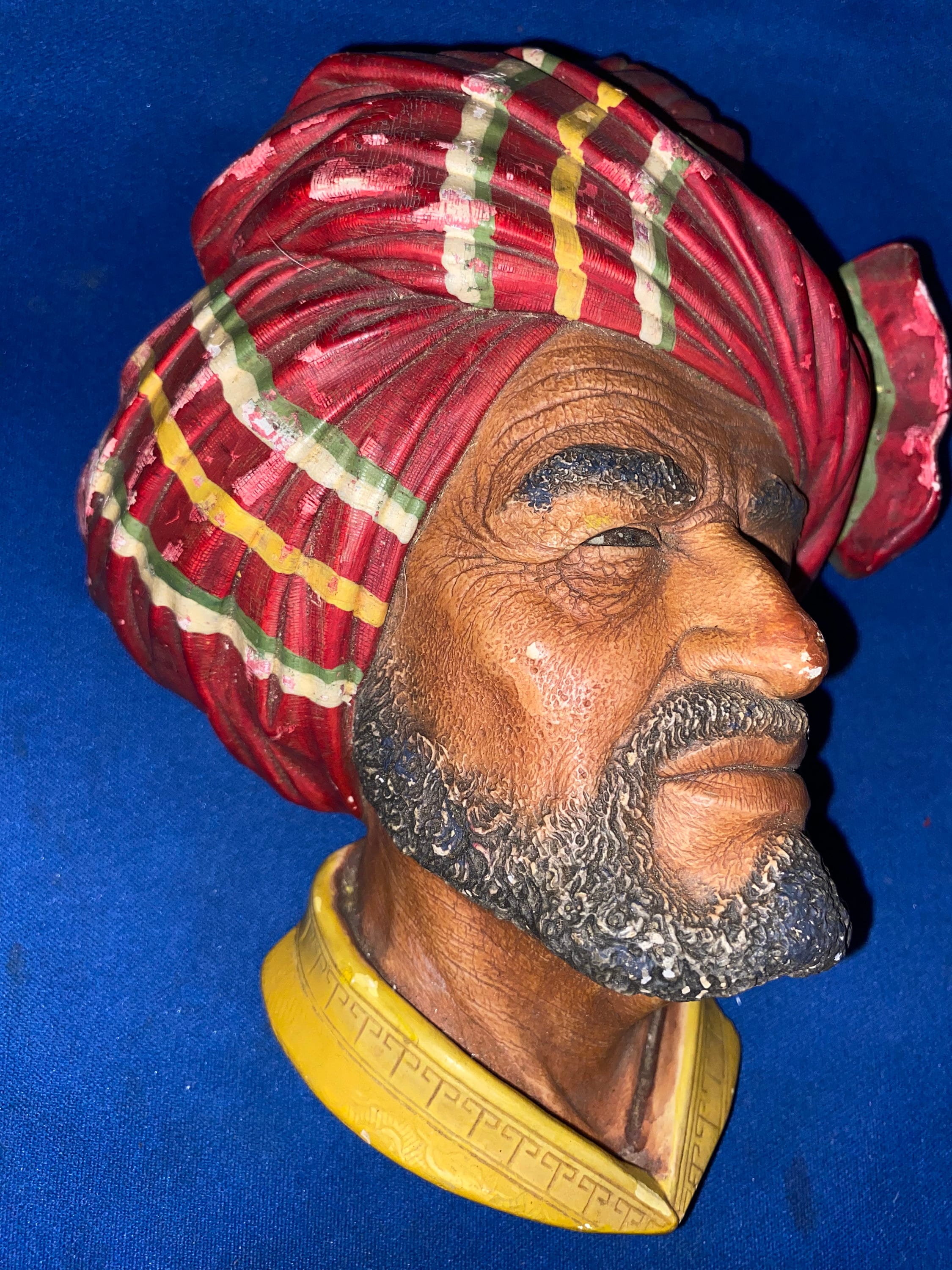 Bossons Chalkware Head Arab - Etsy