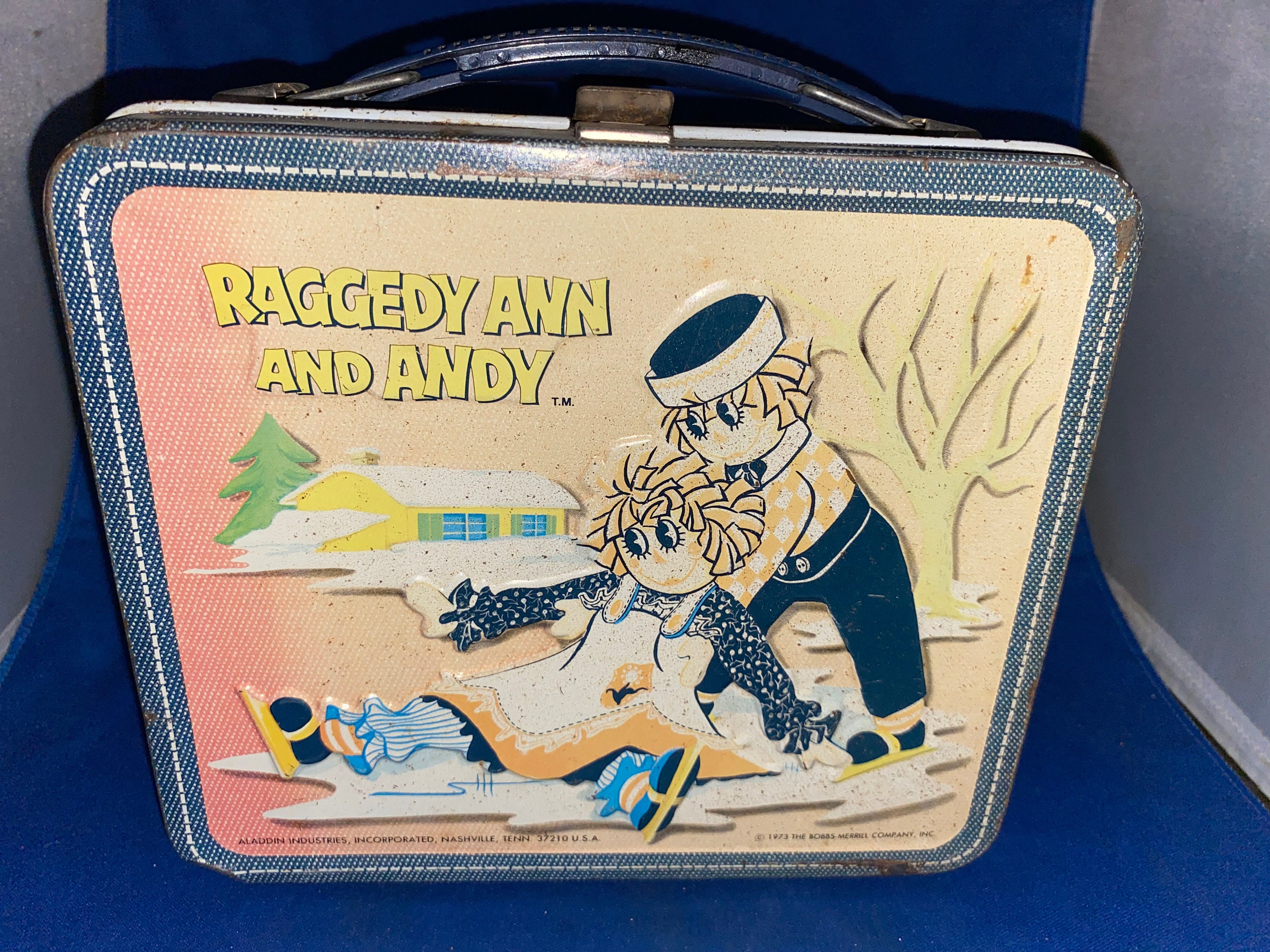 1973 Raggedy Ann and Andy Metal Lunchbox by Aladdin Industries - Etsy
