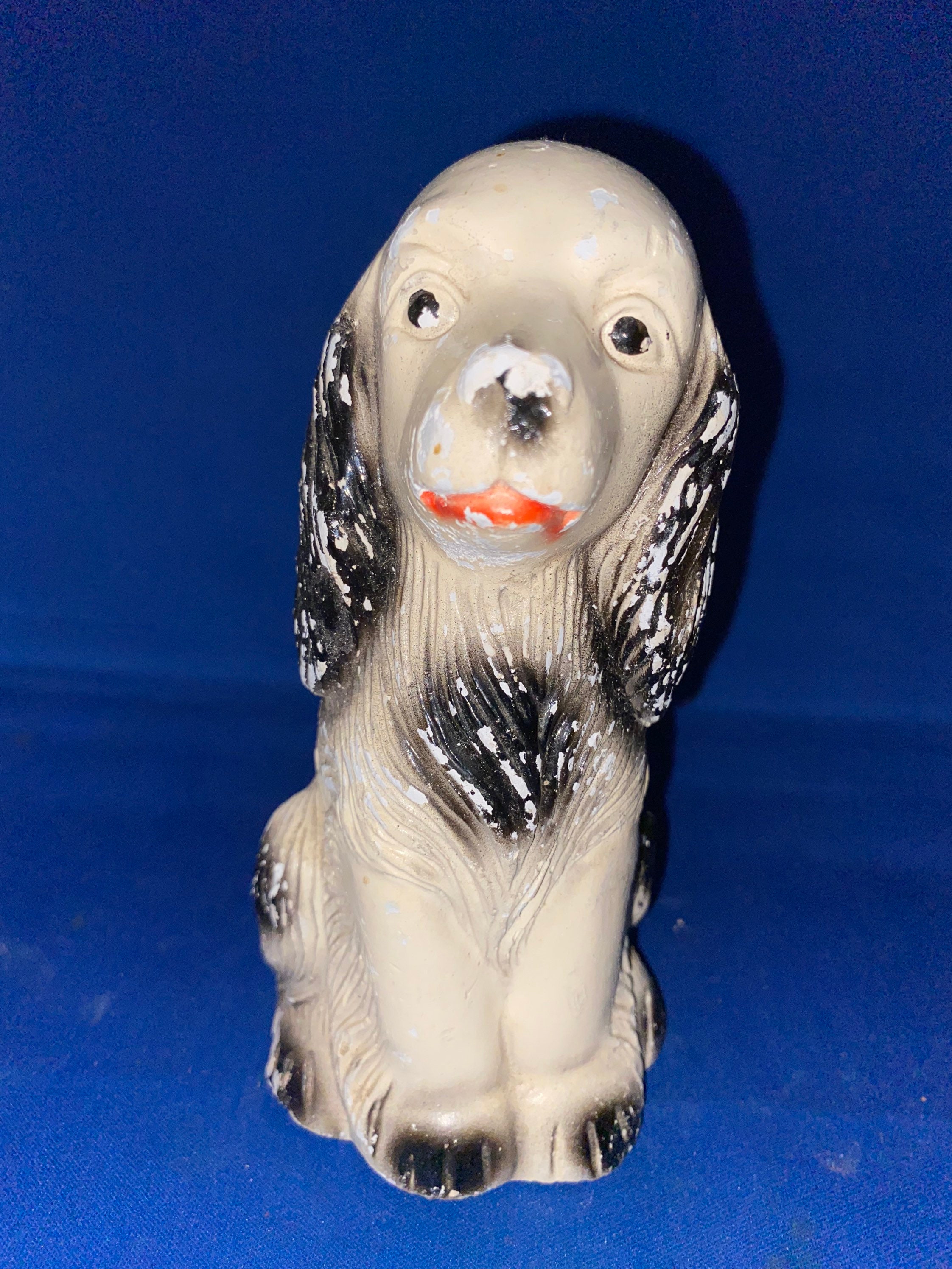 Vintage Chalkware Dog Bank - Etsy