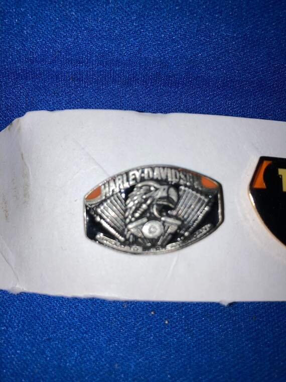 Vintage Harley Davidson motorcycle hat pins - Gem