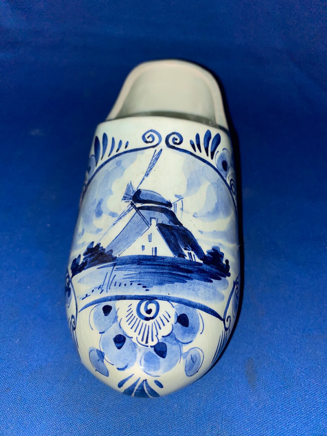 Vintage Delft’s Shoe Made in Holland Windmill Planter - Etsy