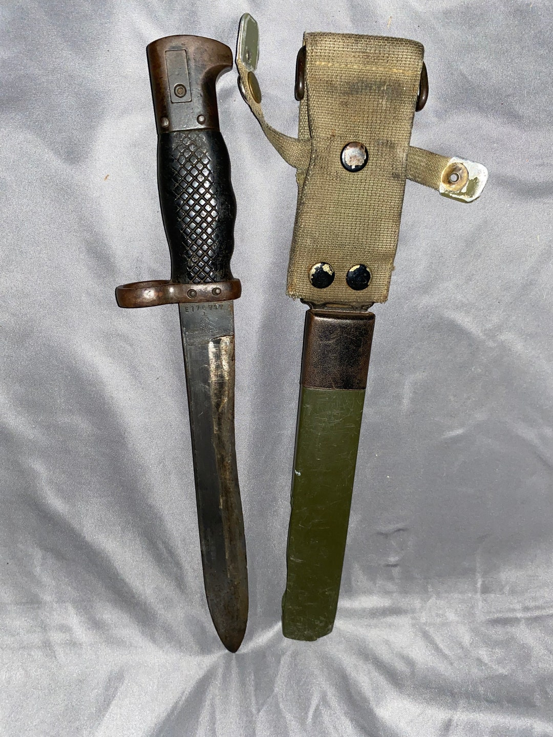 1950s M58 Spanish Cetme Rifle Bolo Bayonet - Etsy