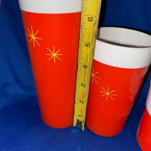 Set of Three Vintage Starburst Plastic Cups and Mug - Etsy