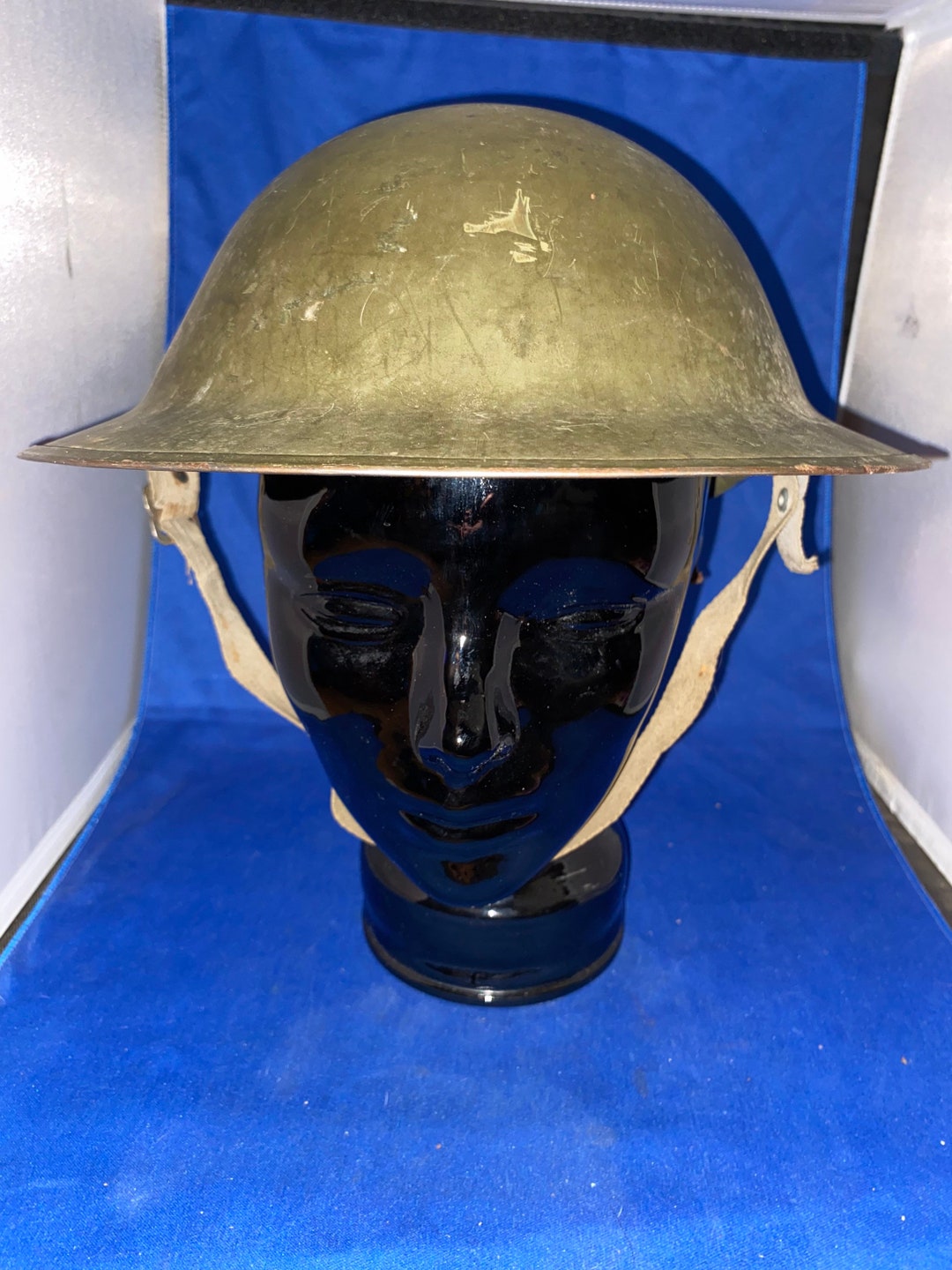 Early WWII US Marines or Navy Brodie Helmet - Etsy