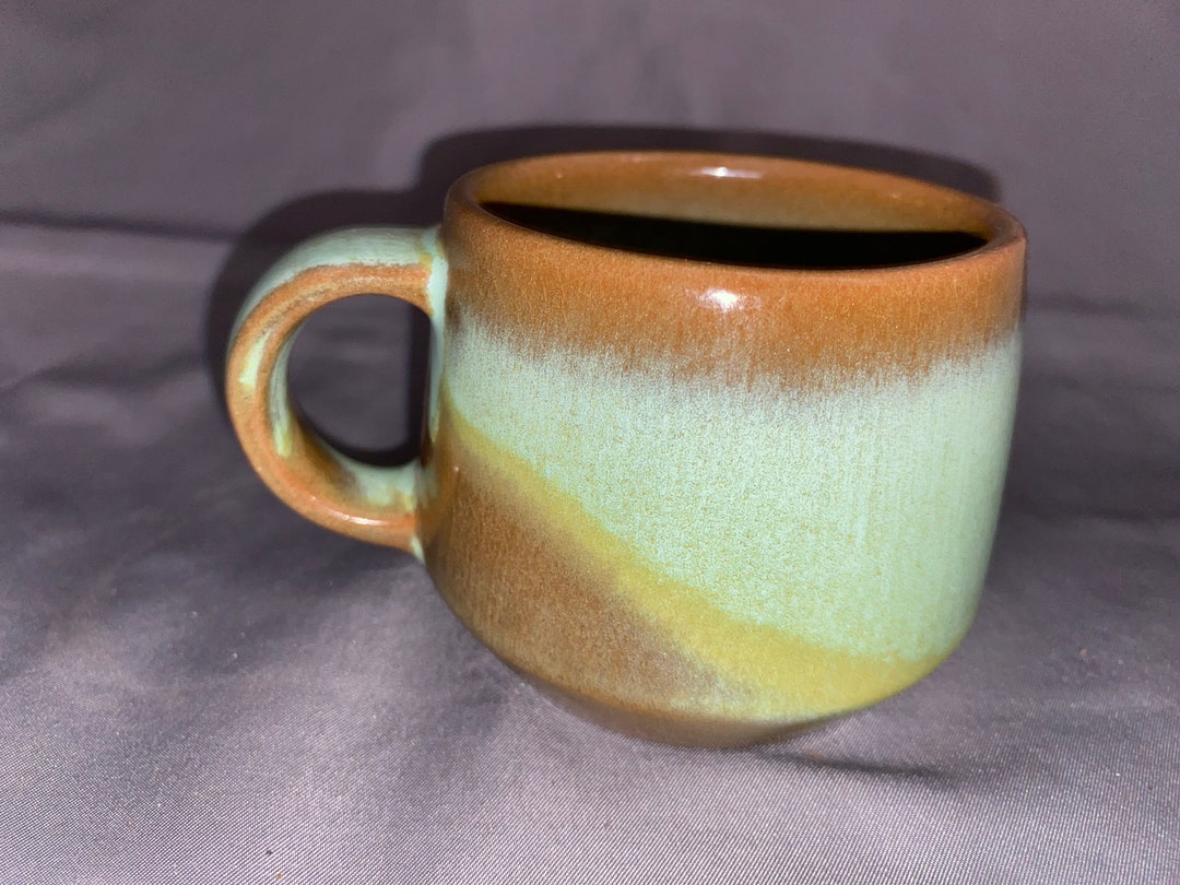 Vintage Frankoma Prairie Green Coffee Cup Mug Set of 5 - Etsy