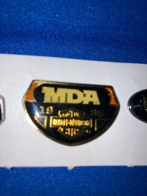 Vintage Harley Davidson motorcycle hat pins - Gem