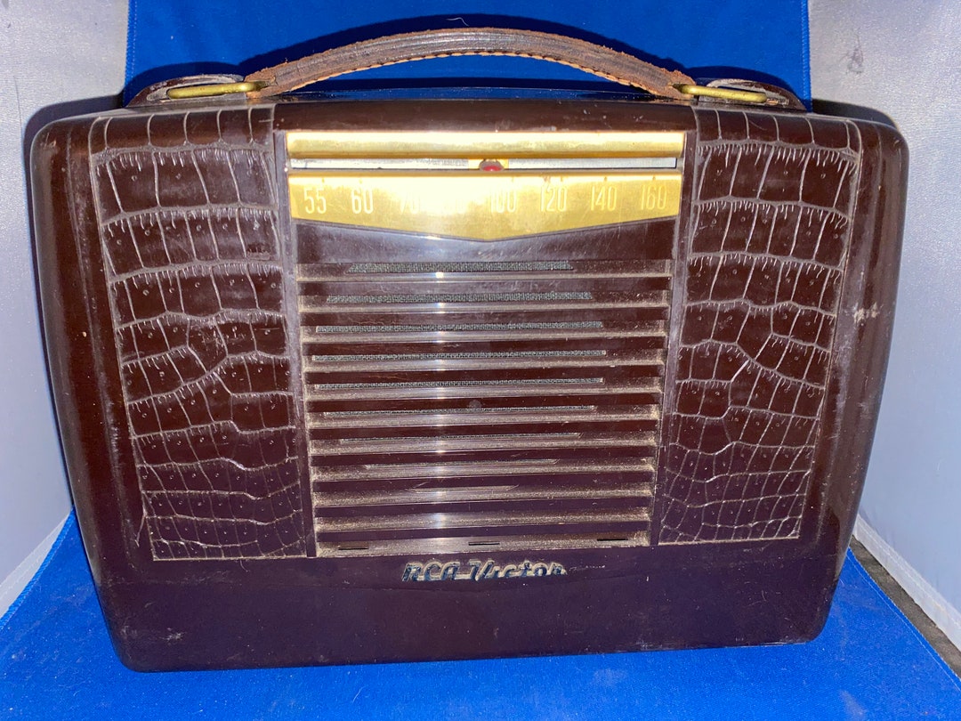 Vintage RCA Victor Bakelite Tube Radio Model BX-55 Untested for Parts ...