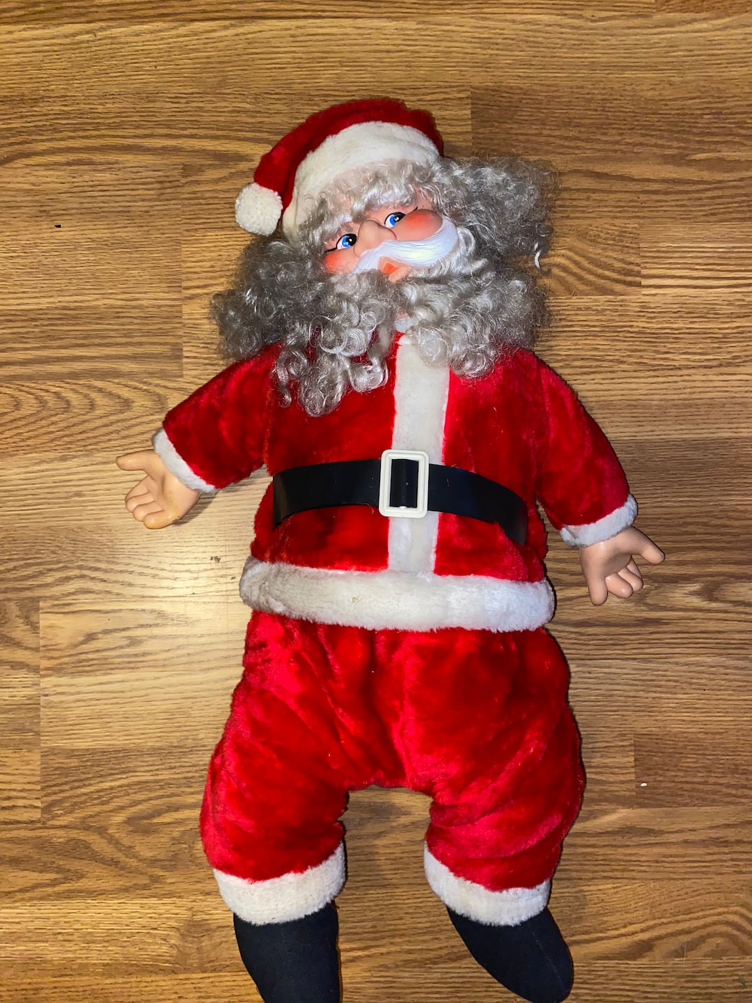 Vintage 28 Santa Claus Christmas Plush Stuffed Doll by Cavalier - Etsy