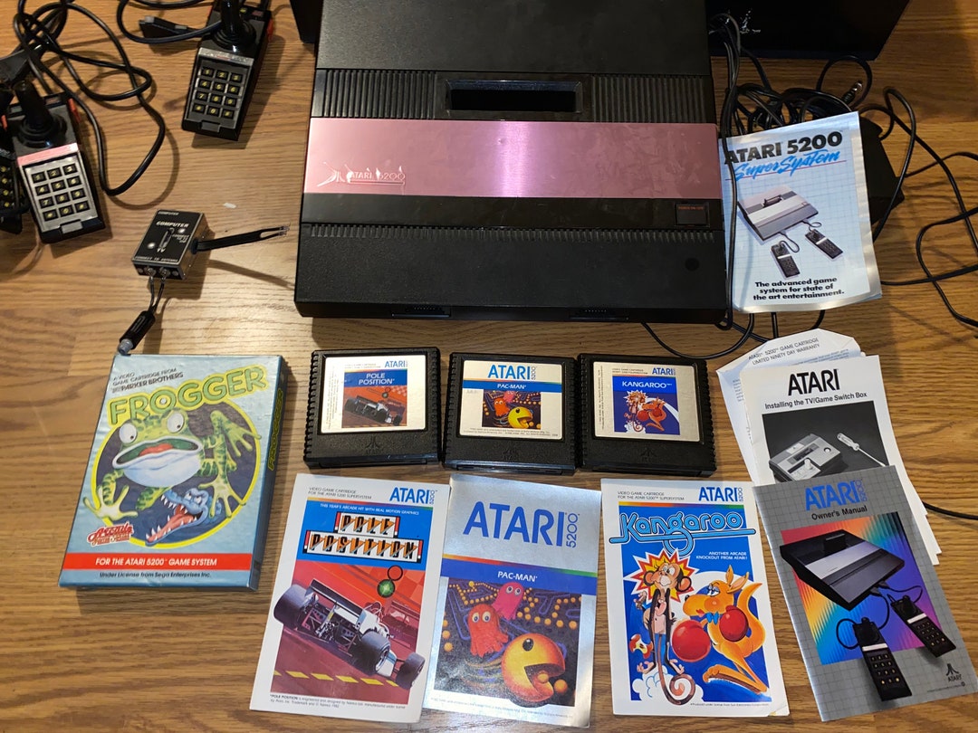 1982-84 Atari 5200 Console in Original Box Plus Extra Games and ...