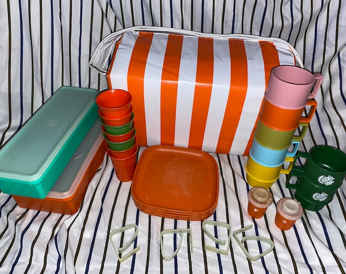 Retro Tupperware Picnic Set - Etsy