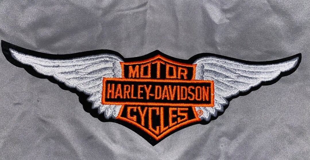 Large 12 Inch Harley Davidson Motorcycles Biker Patch NOS - Etsy