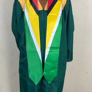 Guyana Flag Graduation Sash - Etsy