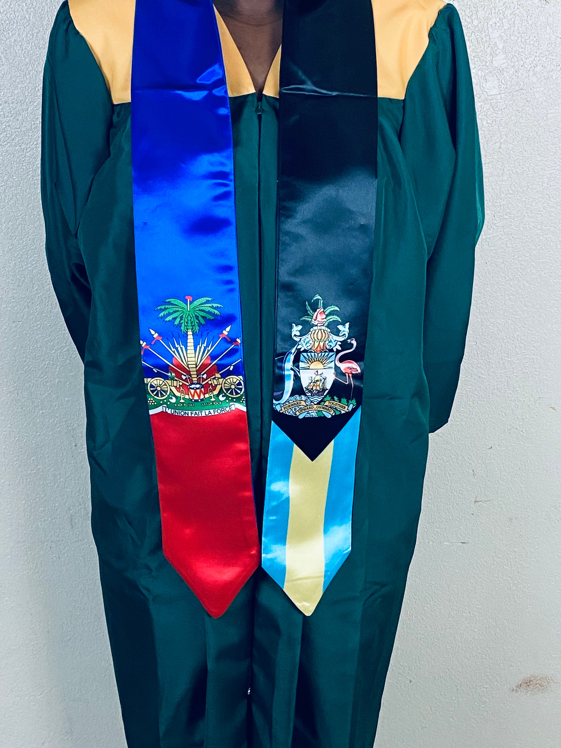 Haiti-bahamas Flag Graduation Sash - Etsy