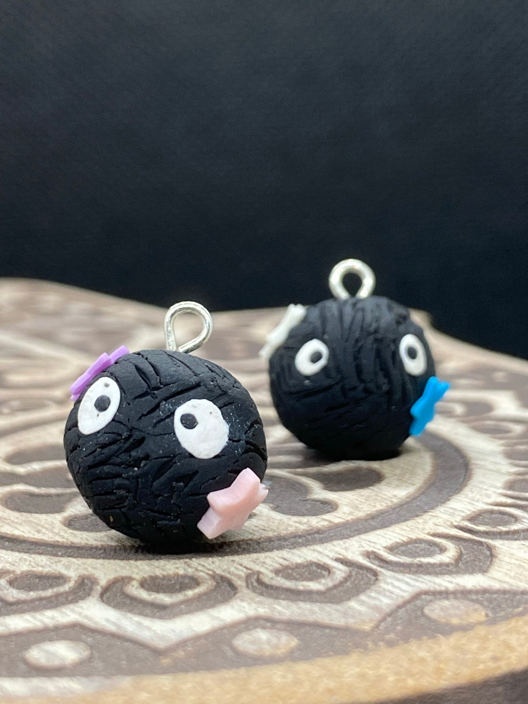 Polymer Clay Soot Sprite Charms - Etsy