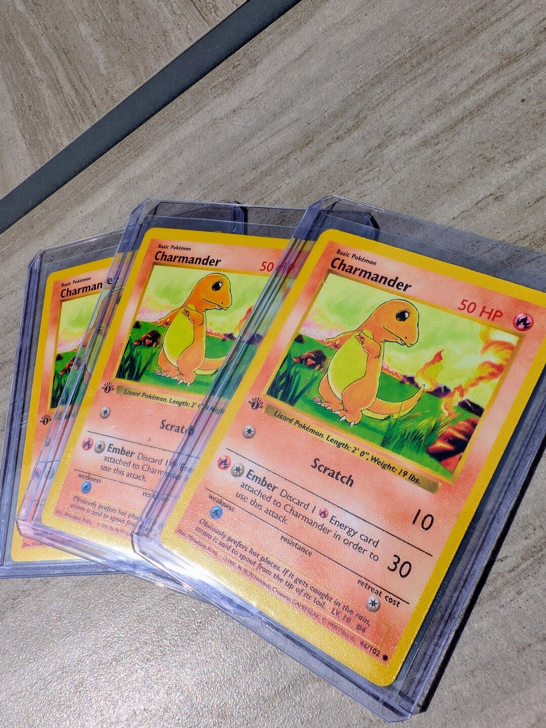 Proxy Charmander - 1st Edition Base Set - Non-holo/non-hologtaphic - Etsy