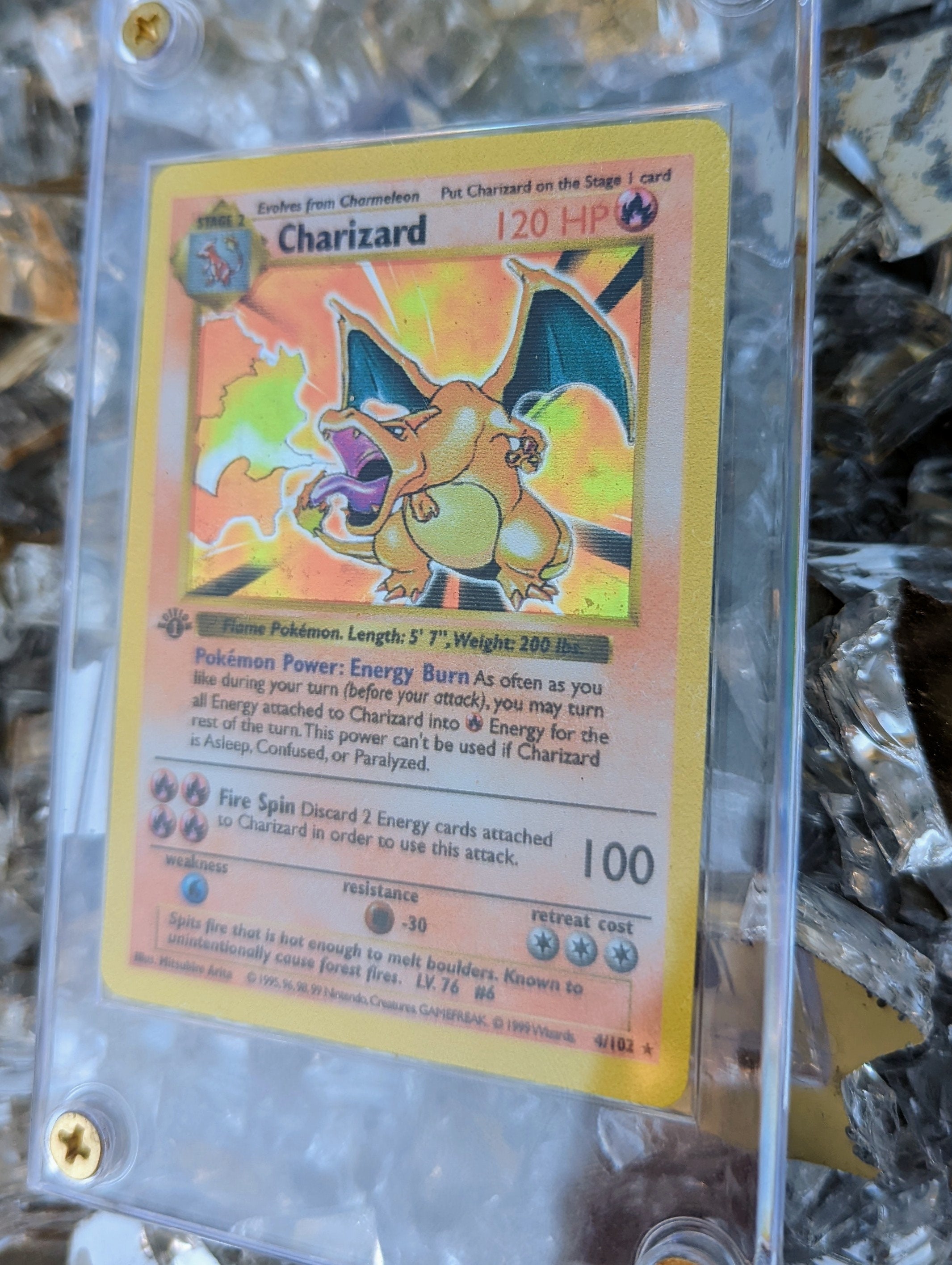 Holographic Charizard Pokemon Card