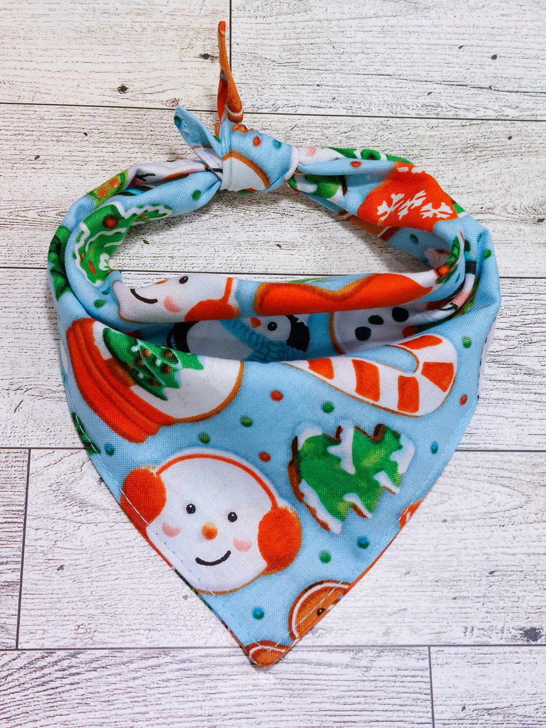 NEW! Christmas Cookies Bandana ~ Winter Bandana ~ Christmas Dog Bandana ...