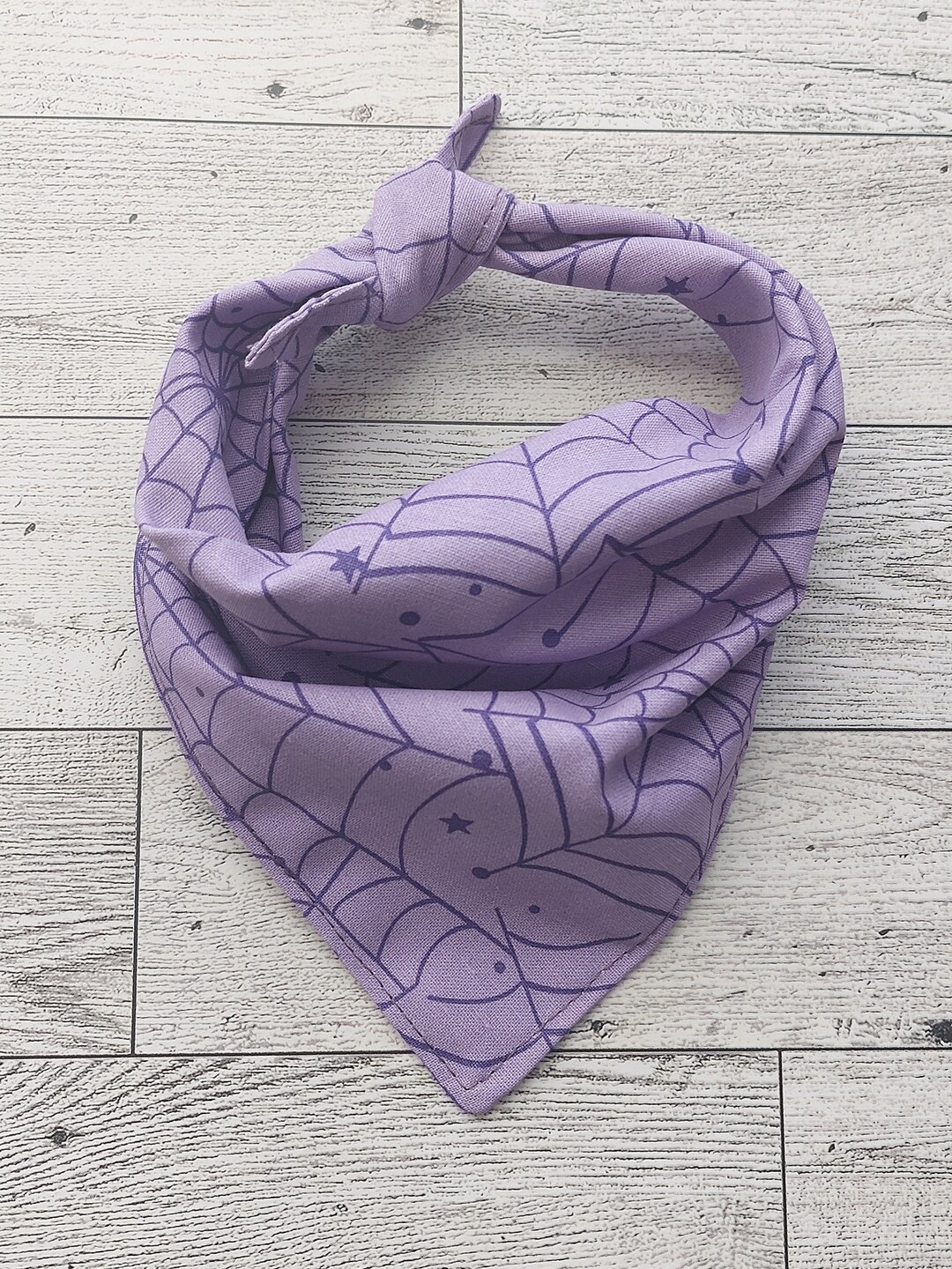 NEW! Halloween Purple Creepy Spiders ~ Fall Bandana ~ Autumn Bandana ...