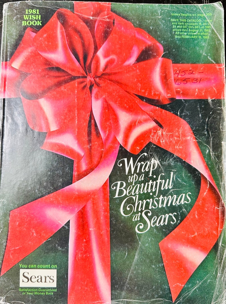 1981 Sears Wishbook- Actual Catalog! - Etsy