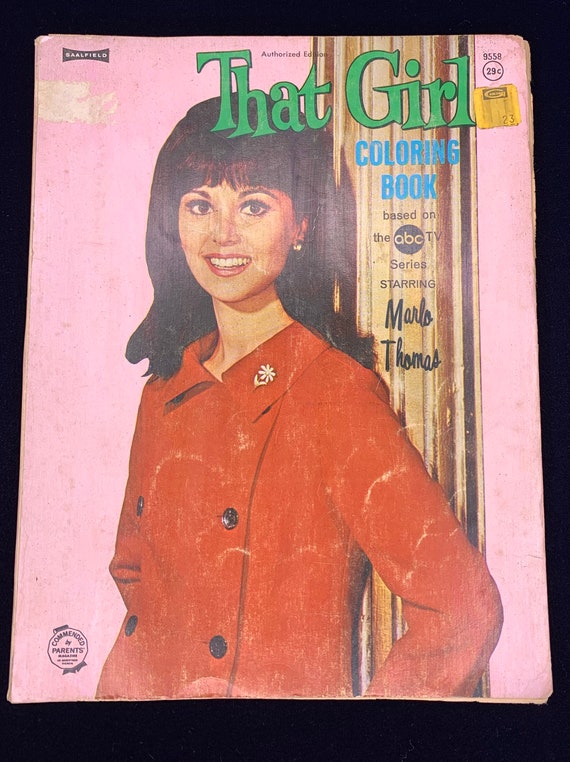 That Girl 1967 Coloring Book | Etsy