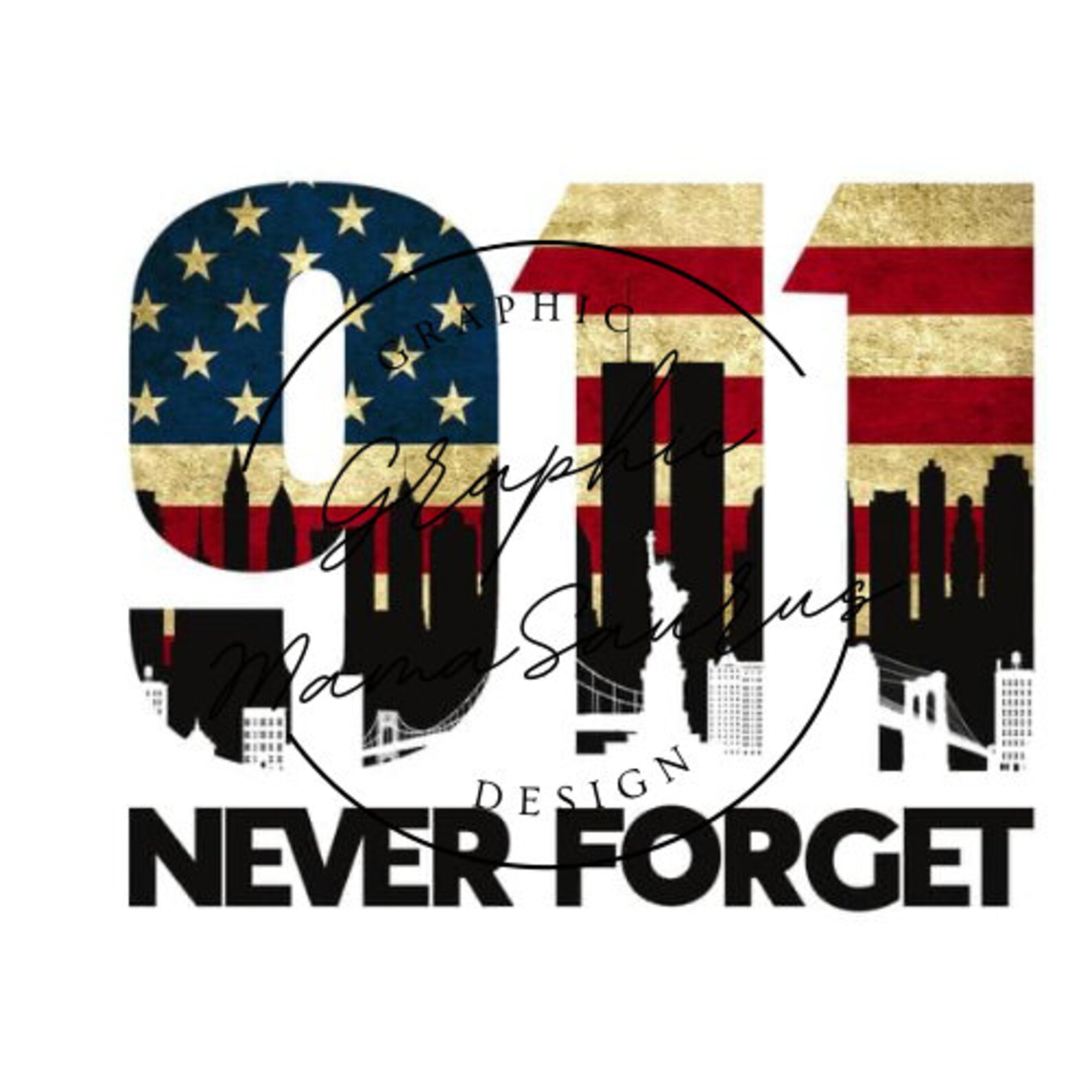 911 Awareness - Sublimation - Etsy