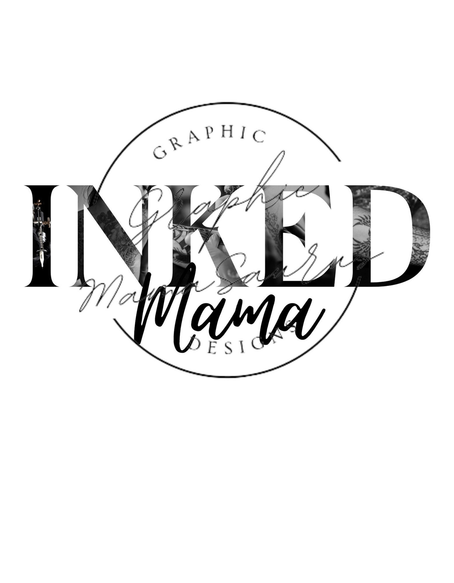 Inked Mama Sublimation Desgin PNG - Etsy