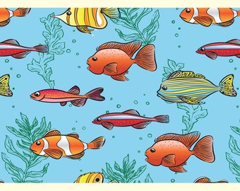 Fish Wallpaper Border - Etsy
