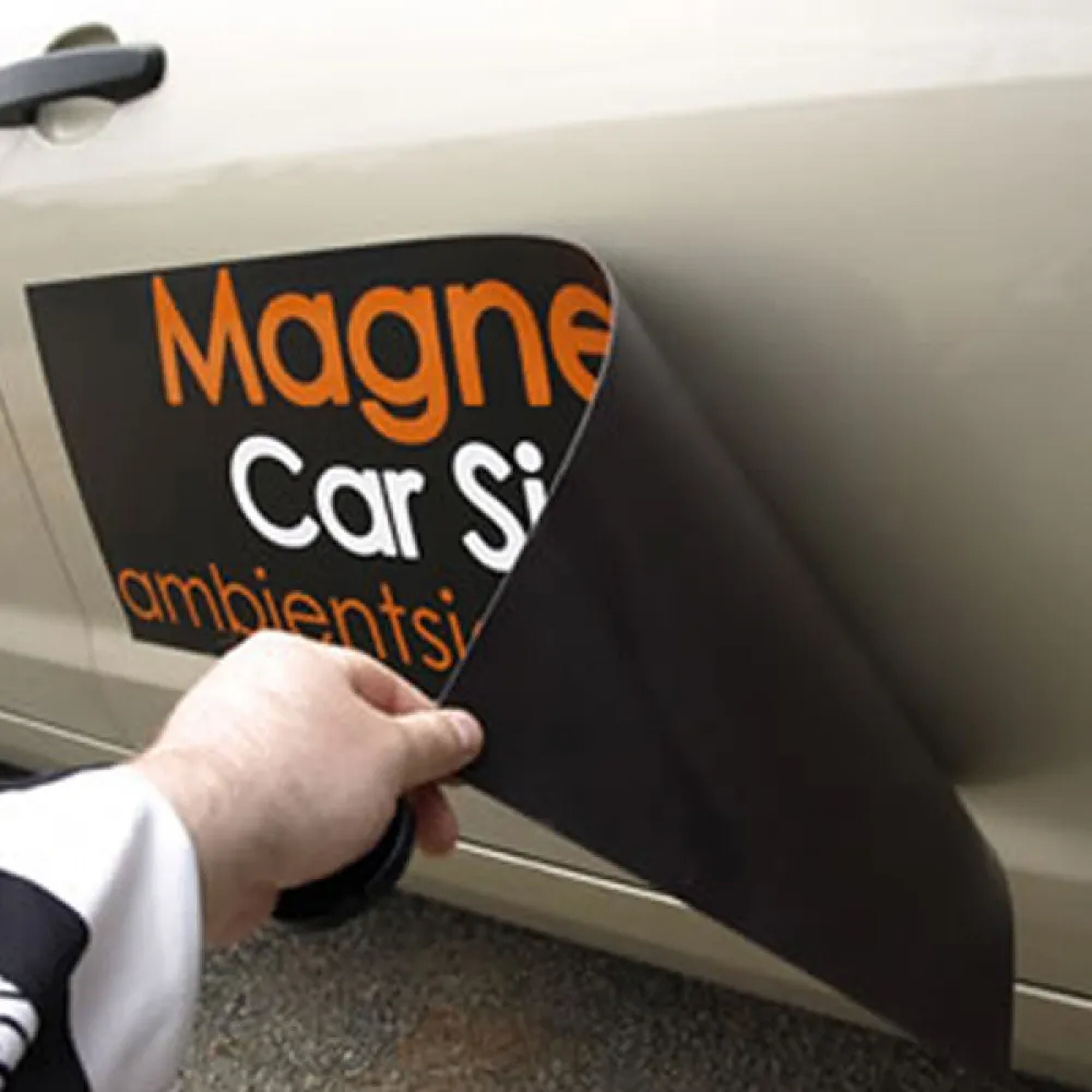 Custom Car Magnetic Vinyl Logo for Business Personal Vehicle Door Size ...