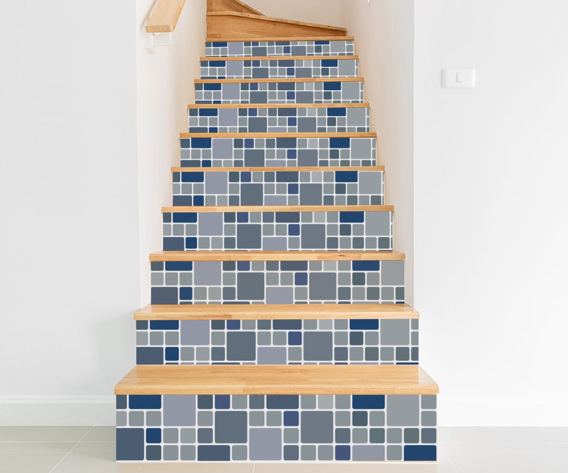 Step Risers Accents - Peel and Stick Vinyl Decals for Stairs - Etsy