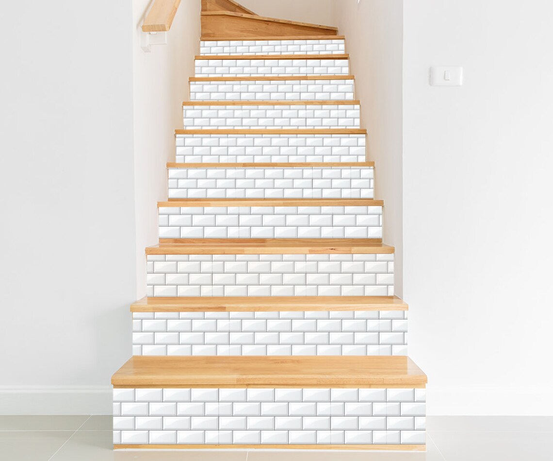 Step Risers Accents - Peel and Stick Vinyl Decals for Stairs - Etsy