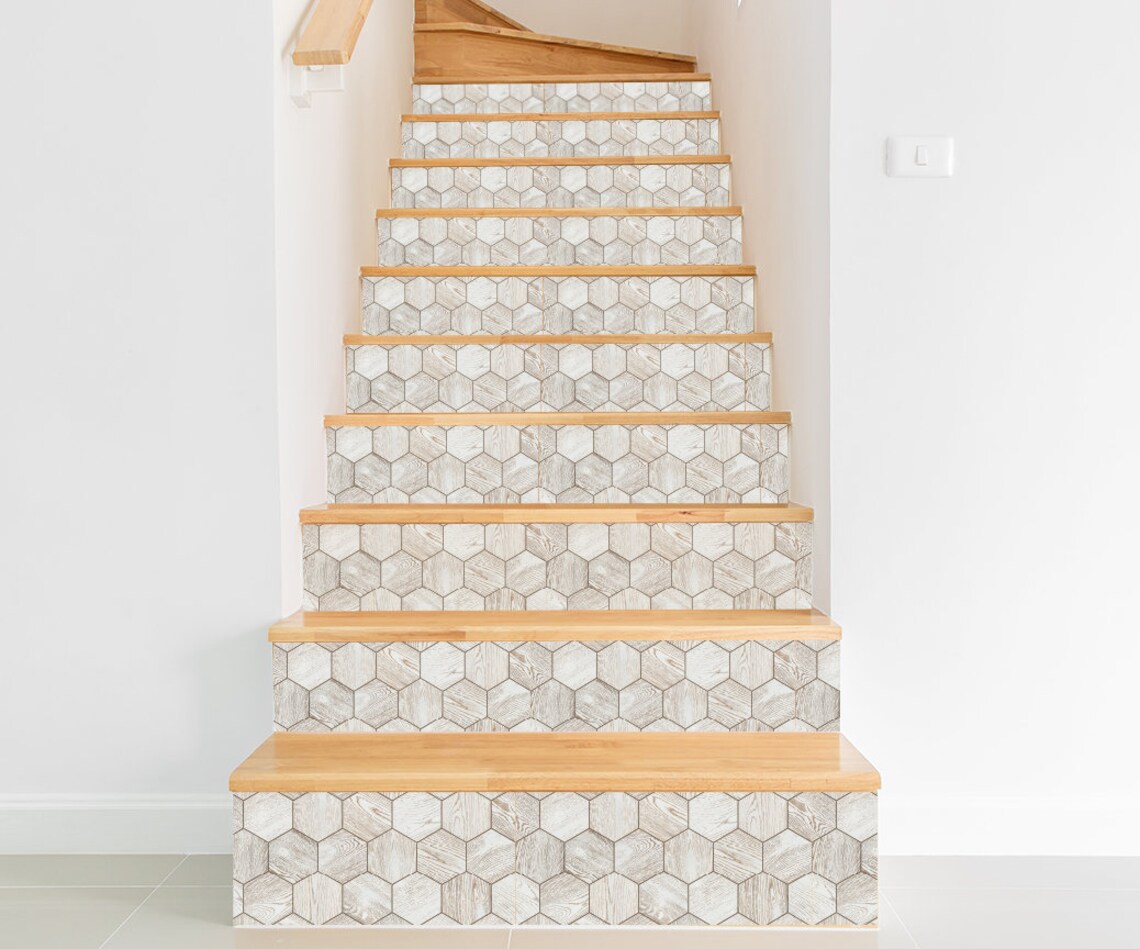 Step Risers Accents Peel and Stick Vinyl Decals for Stairs - Etsy
