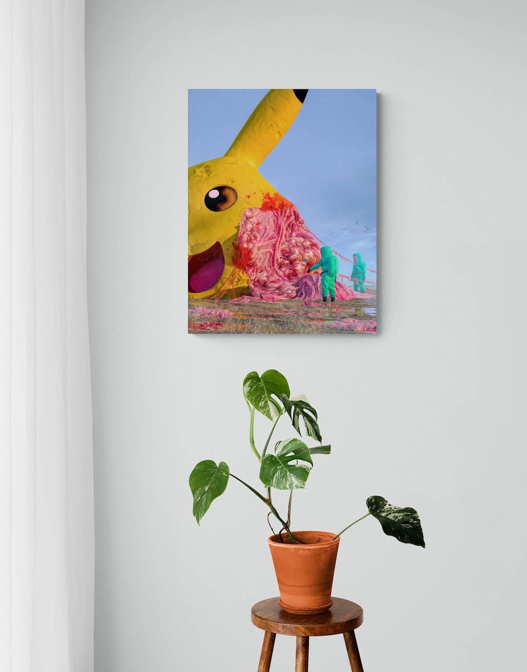 Infected Culture NFT Modern Art - Stretched Canvas Artwork Print for Wall Decor. Famous ...