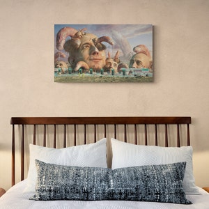 Toxic Masculinity NFT Modern Art - Stretched Canvas Artwork Print for ...