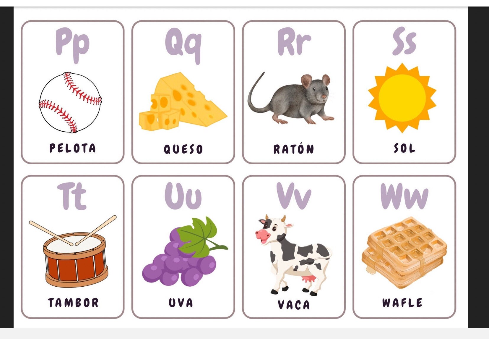 Spanish Alphabet / Abecedario En Español - Etsy