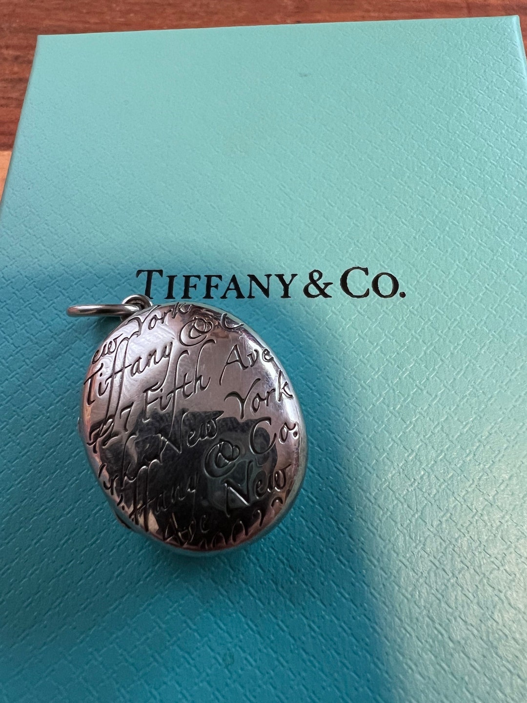 Retired RARE Tiffany & Co Notes Locket - Etsy