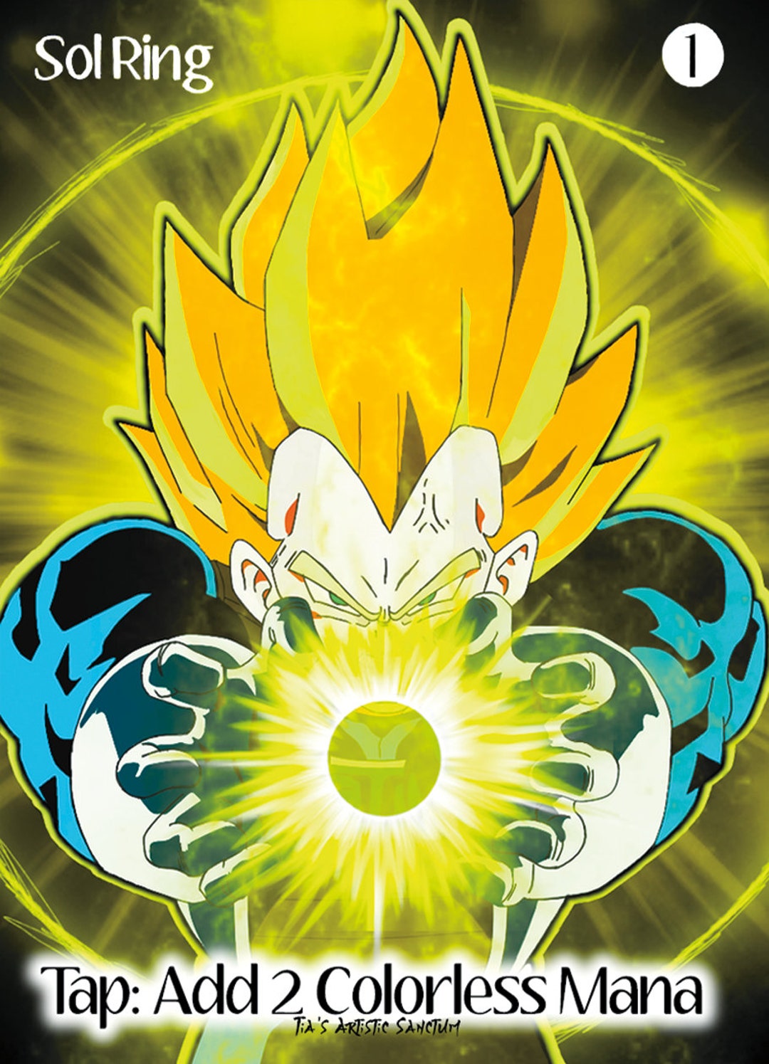 5 Sol Ring Alters - Vegeta |MTG| - Etsy