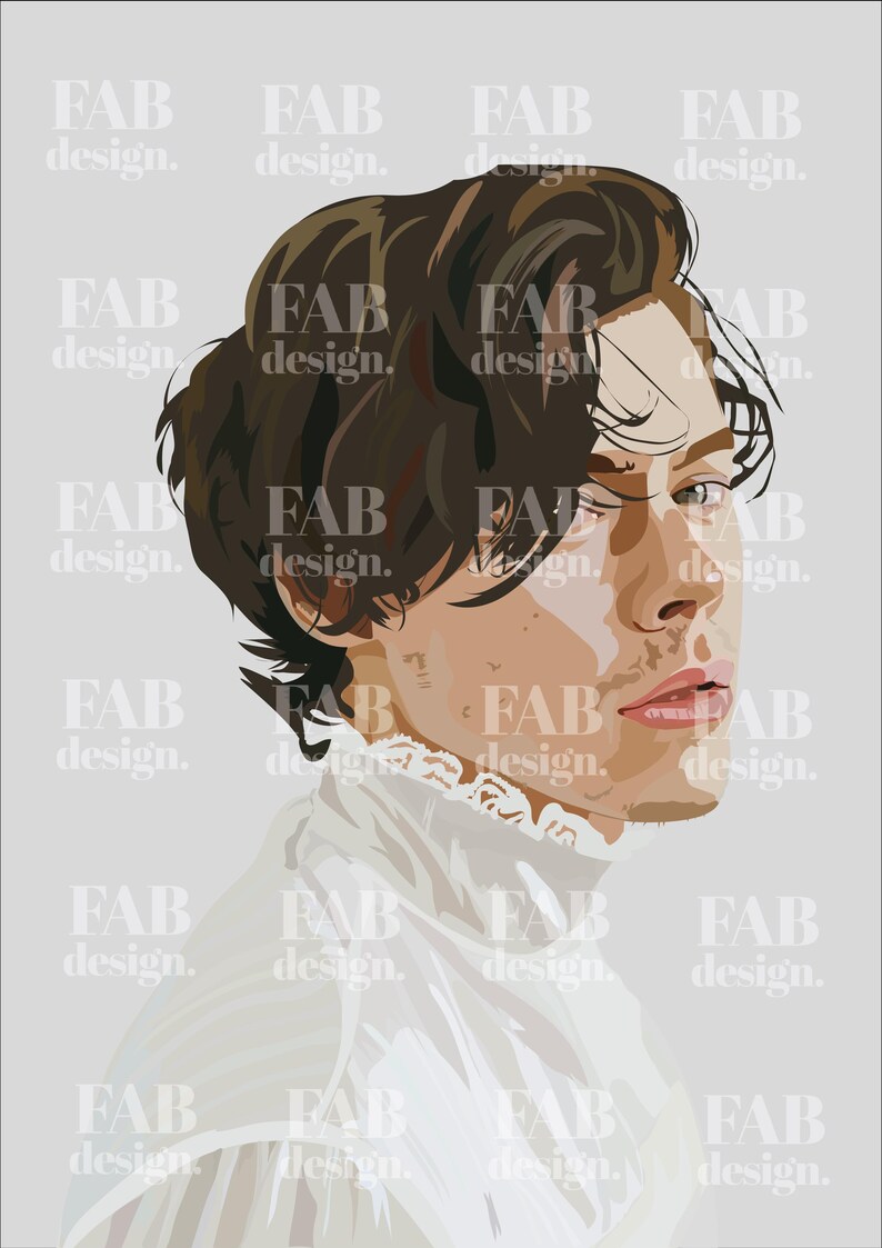 PRINTABLE Harry Styles Handmade Digital Drawing | Illustration | Poster ...