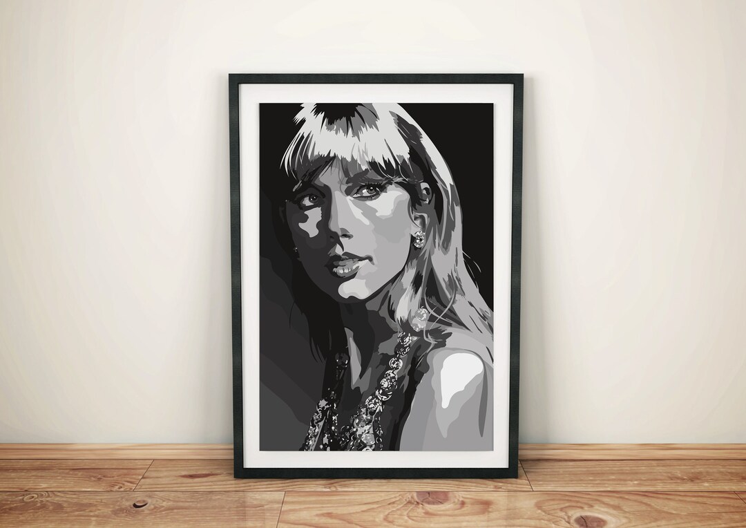 PRINTABLE Taylor Swift Handmade Digital Drawing | Illustration | Poster ...