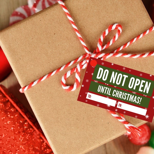 Do Not Open Until - Etsy