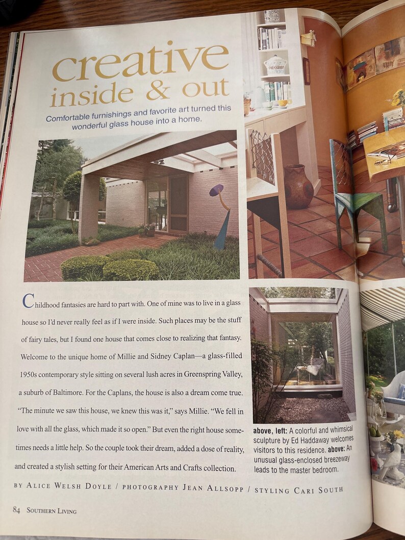 Vintage Magazine, Collage Supplies, Southern Living 2003 July Lots of ...