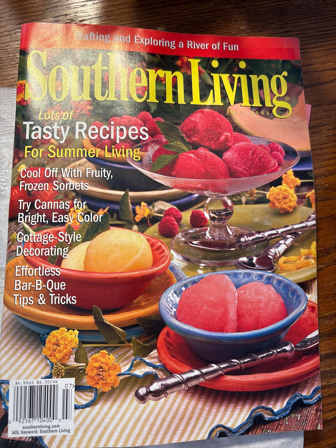 Vintage Magazine, Collage Supplies, Southern Living 2003 July Lots of ...