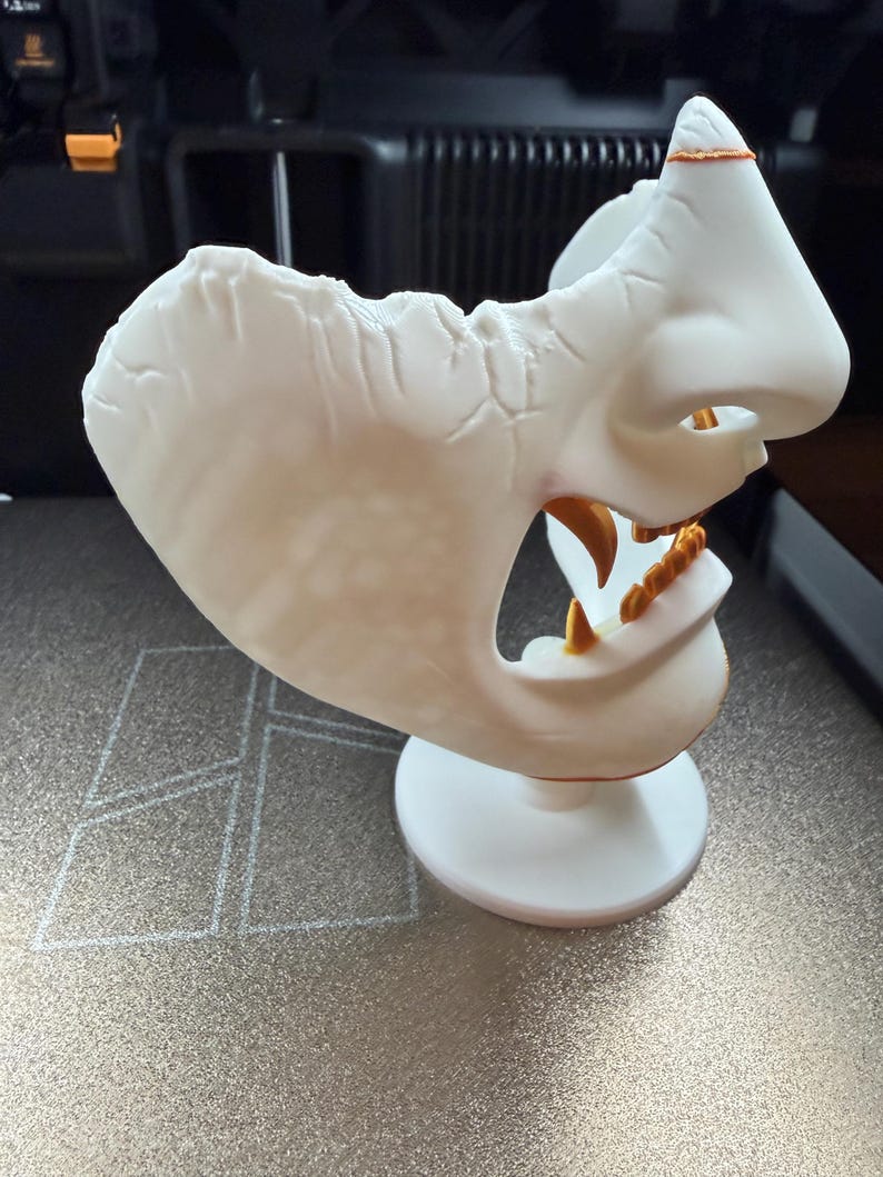 Ghost of Yōtei Mask & Stand | Atsu Samurai Shogun Menpo Demon ...