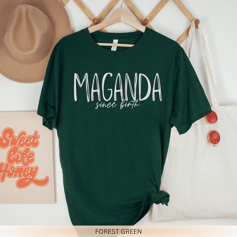 Maganda Since Birth Shirt, Filipina Wife Gift, Filipina Shirt, Filipina ...