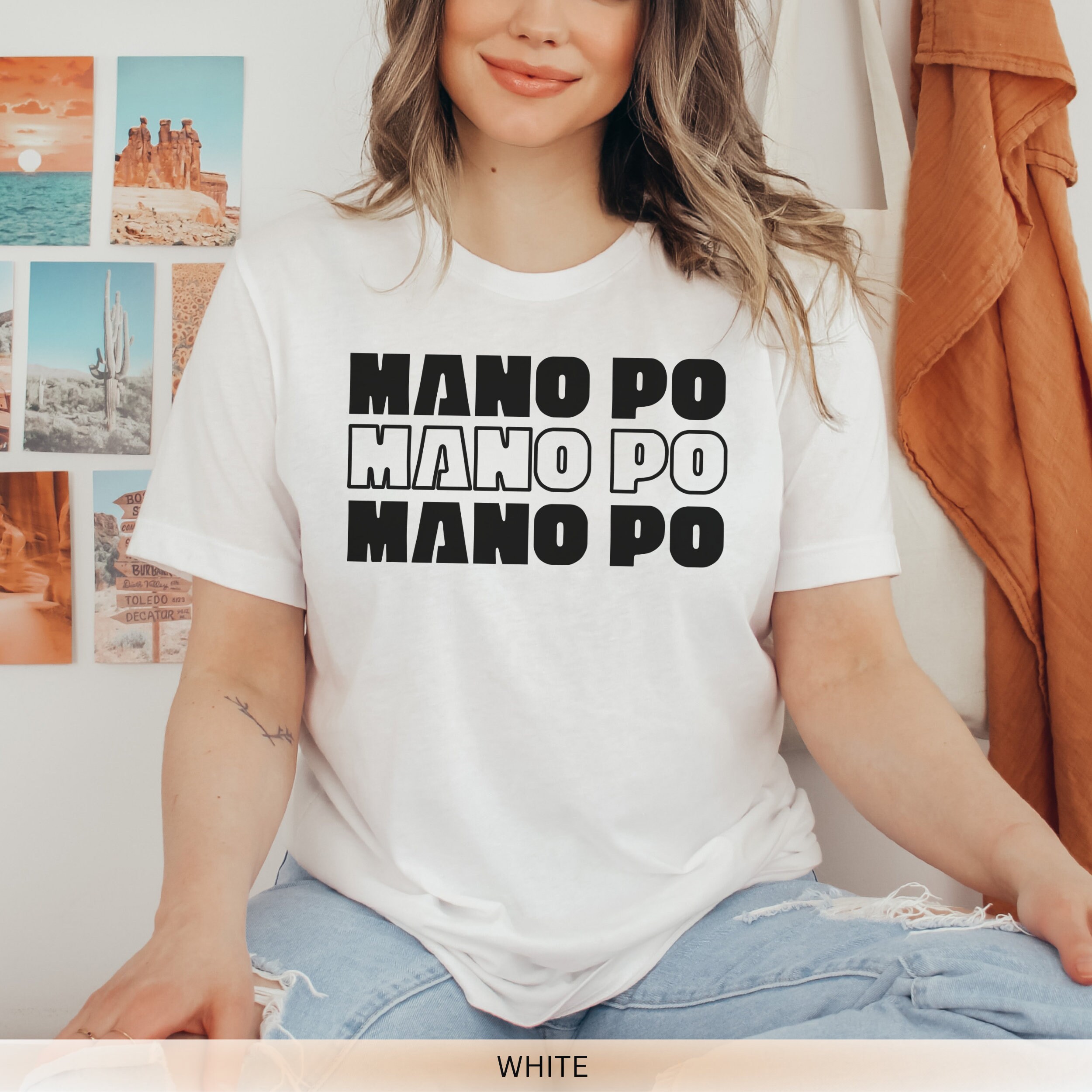 Mano Po Shirt Filipino Shirt Filipina Shirt Christmas - Etsy