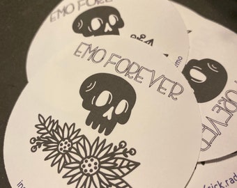 Emo Girls Stickers - Etsy