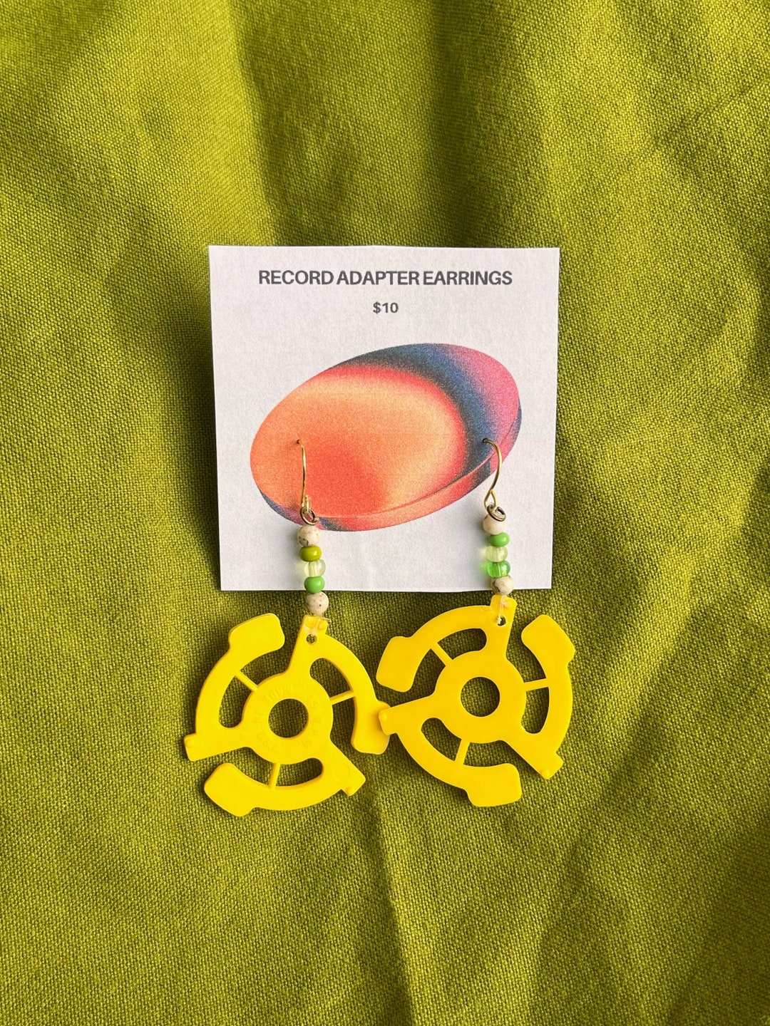 Record Adapter Earrings - Etsy