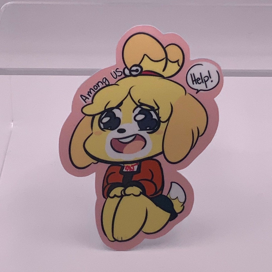 Isabelle With Sus Eyes Meme Vinyl Sticker Laptop Decal - Etsy