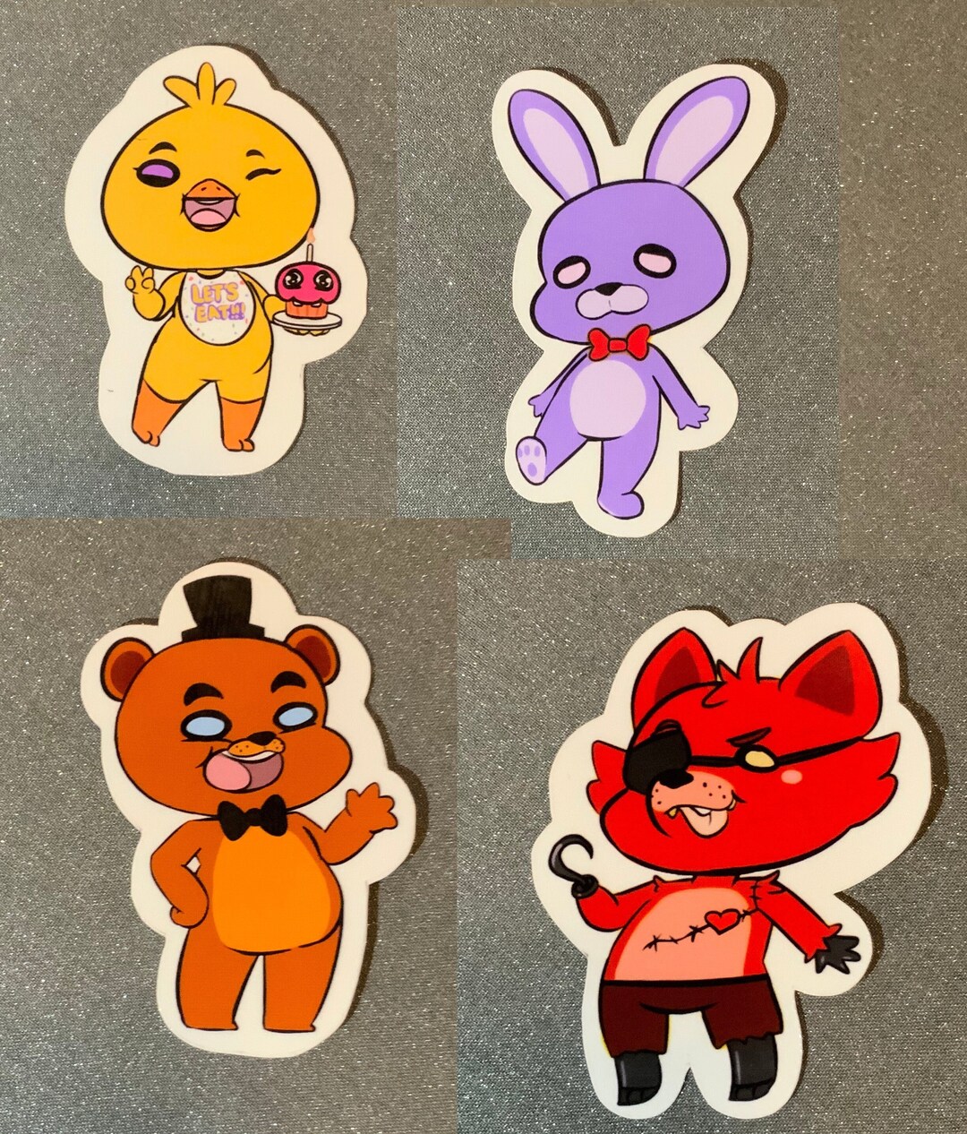 Chibi Animatronics Vinyl Stickers - Etsy