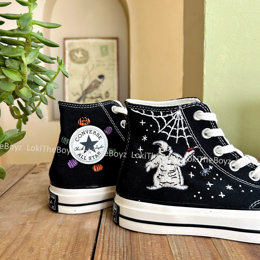 Converse Chuck Taylor Embroidery Custom Spider Web - Etsy